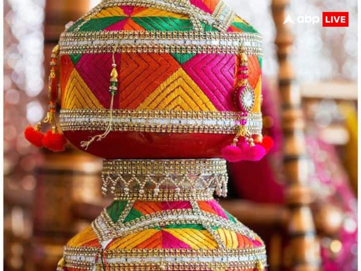 punjabi wedding vivah rituals chunni chadhana chuda ceremony kaleere ...