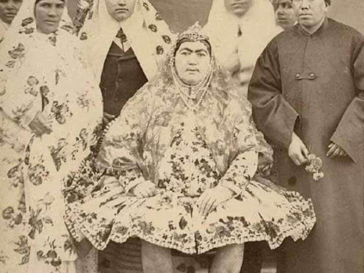 Iraqi qajar princess Zahra Khanom with moustache for her 145 man fall ...