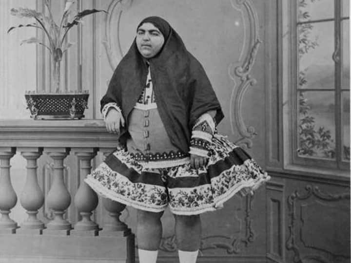Iraqi qajar princess Zahra Khanom with moustache for her 145 man fall ...