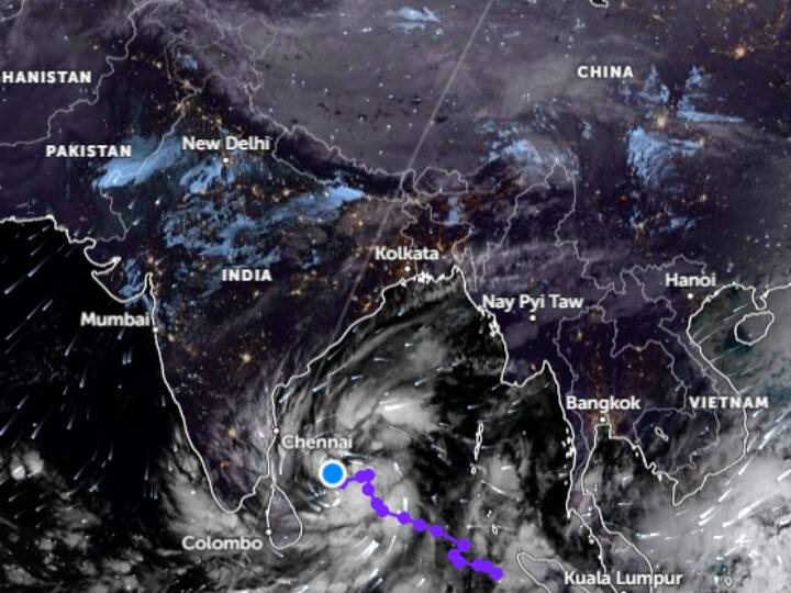 Cyclone Michaung to make landfall on Dec 5 in coastal Andhra heavy rain warning | 5 दिसंबर को ...