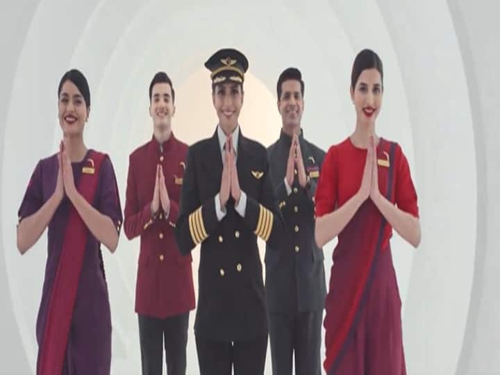 Air India Unveils new uniform for Pilots Cabin Crew designed by Manish ...