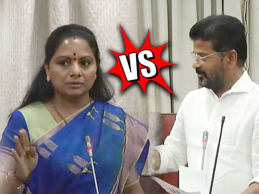 CM Revanth Reddy vs MLC Kavitha | CM Revanth Reddy vs MLC Kavitha | Telangana Assembly | మండలిలో ...