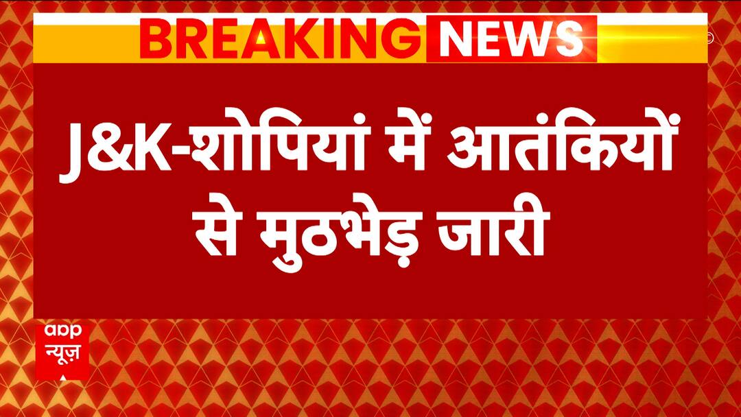 J&K News: Encounter breaks out between security forces & terrorists in Chotigam, Shopian | ABP News