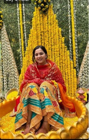 Punjabi Model Actress Sruishty Mann and Arsh Bal First Wedding pics ...