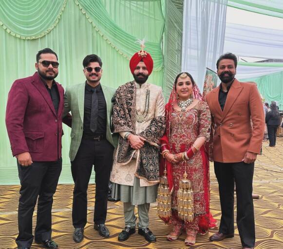 Punjabi Model Actress Sruishty Mann and Arsh Bal First Wedding pics ...