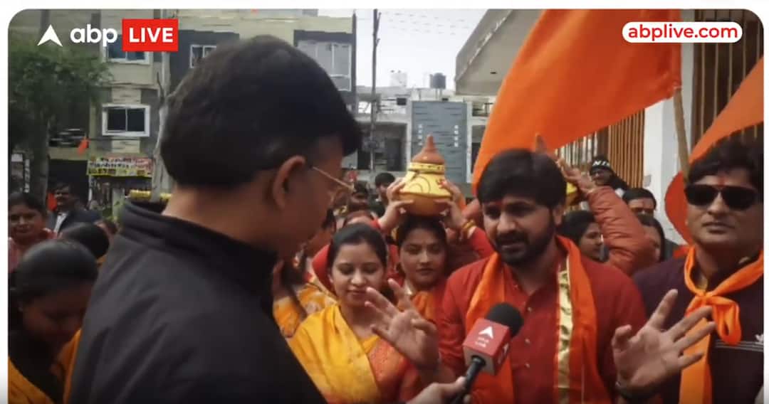 Ram Mandir: Poojit Akshat Kalash Yatra started in Indore for the inauguration of Shri Ram Temple ...
