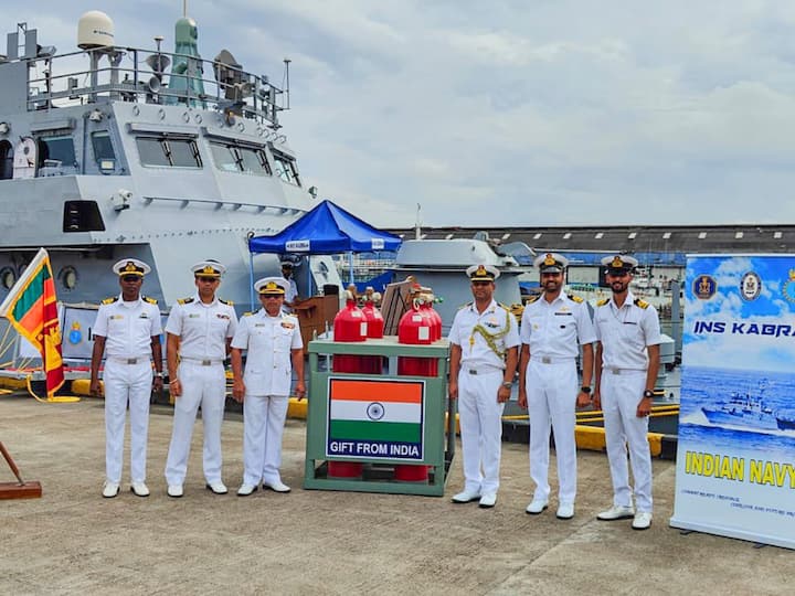 INS Kabra Of Indian Navy Reach Sri Lanka Accorded To Warm Welcome In ...