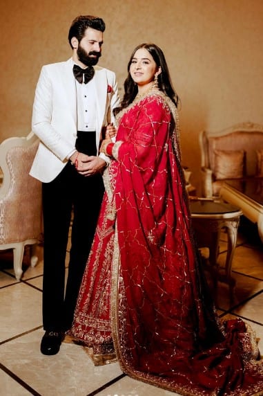 The first picture of Punjabi Model Sruishty Mann's wedding reception ...