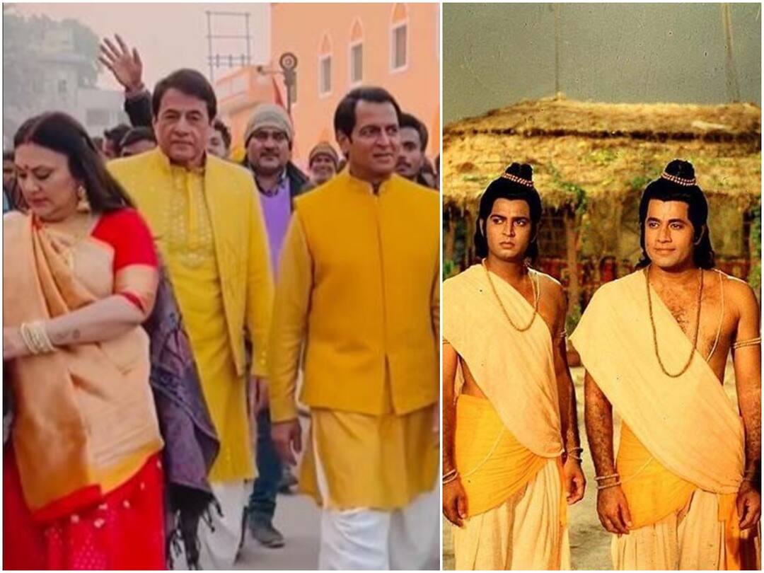 ramayan cast attends Pran Pratishtha event at Ayodhya | Ayodhya ...