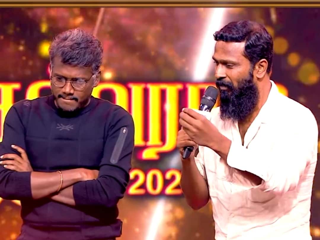 director vetrimaran and mariselvaraj participate an praise gopinath in neeya naana awards ...