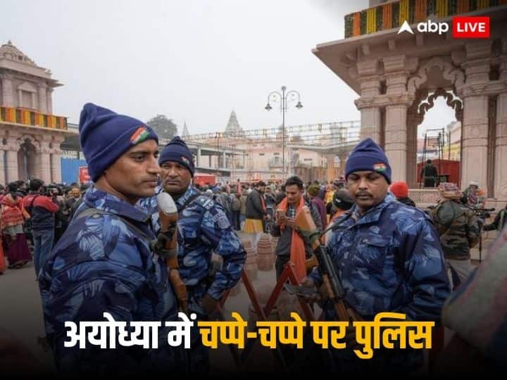 Ram Mandir Inauguration High security in ayodhya AI powered CCTVs and anti drone systems will ...