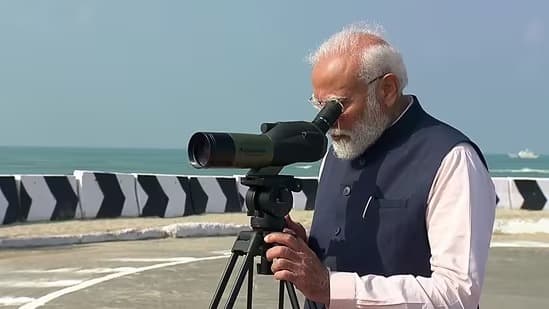 IN PICS | PM Modi Offers Prayer At Ram Setu's Origin Point In TN Ahead ...