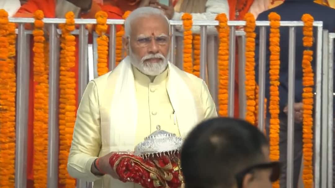 Ram Temple Inauguration: PM Modi Attends 'Pran Pratishtha' Ceremony In Ayodhya, First Visuals ...