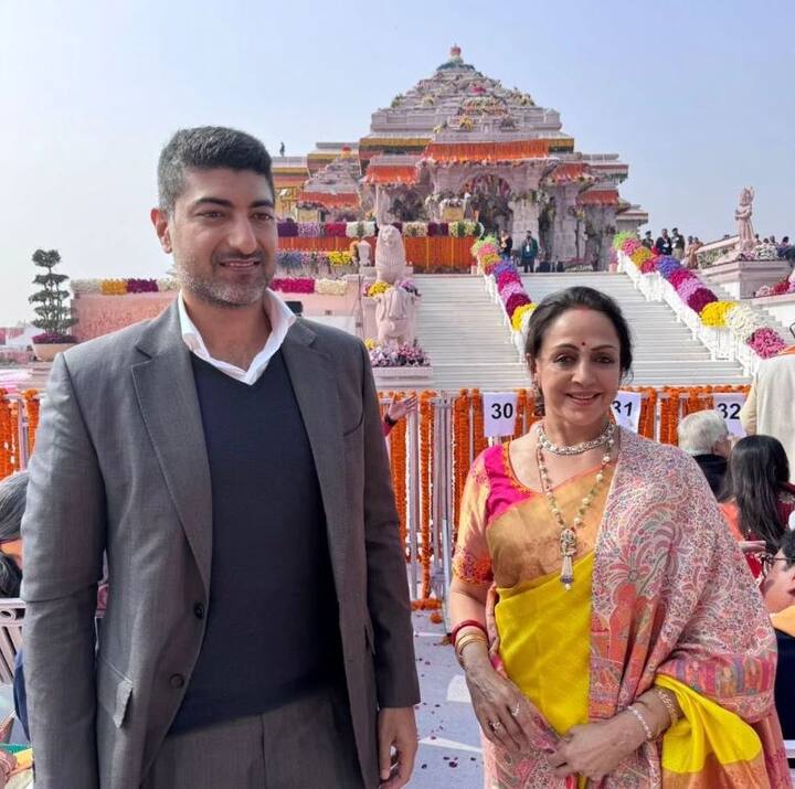 Hema Malini Shares Pics From Ram Mandir Inauguration Ceremony; Check Out