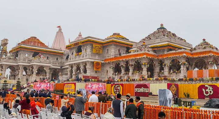 Ram mandir Ayodhya RAmalala idol shree ram prabhu in Ayodhya marathi ...