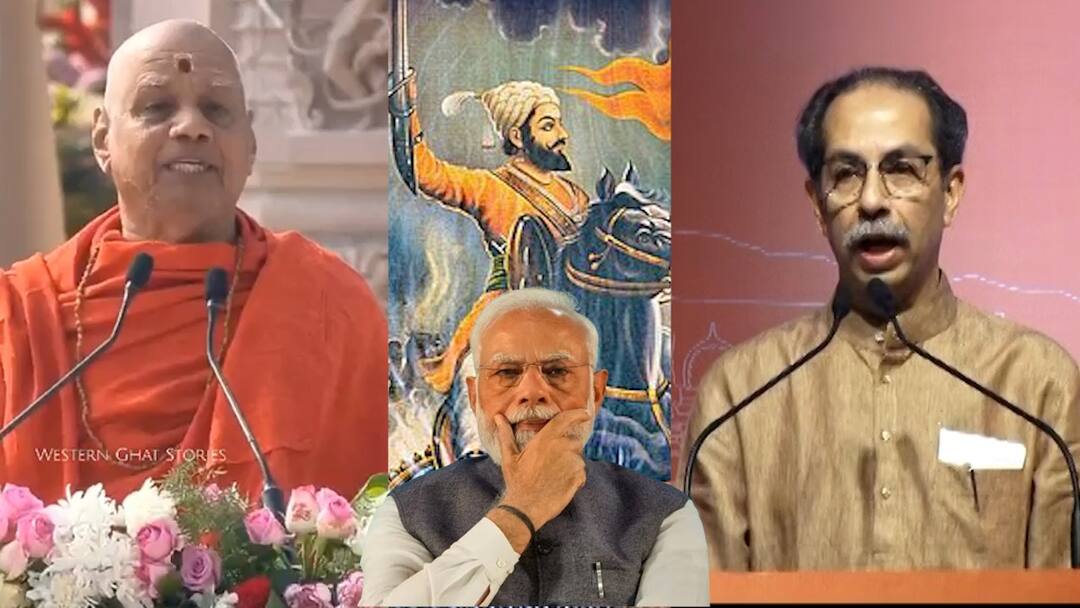 Uddhav Thackeray Slams Govind Giri Maharaj Statement on Chhatrapati shivaji maharaj Ayodhya ...