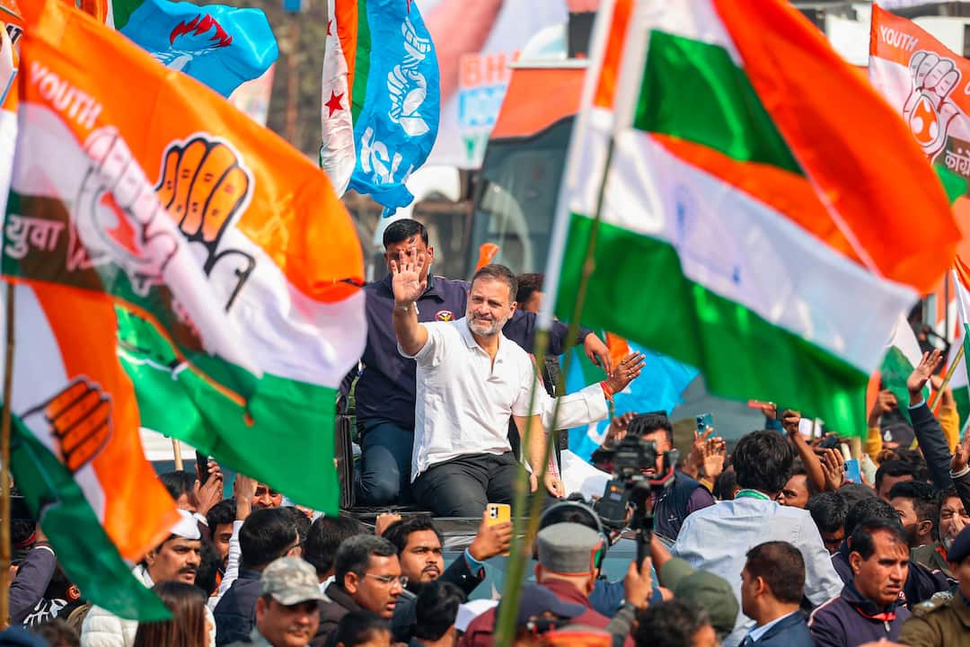 Rahul Gandhi In Bihar Congress Bharat Jodo Nyay Yatra JDU RJD Lalu Prasad Yadav Tejashwi Yadav ...