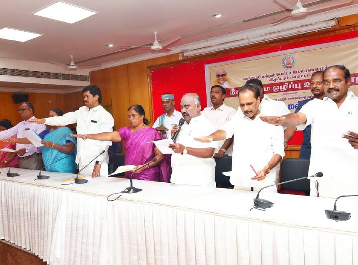 DMK Members Led By Udhay Take 'Religious Harmony' Oath On Gandhi's ...