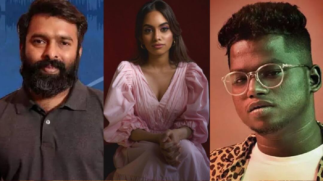 Santhosh Narayana Neeye Oli Music Concert Press Meet and shared breakup with arivu | Neeye Oli ...