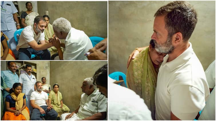 Kerala Elephant Attacks Rahul Gandhi Meets Families Of Victims In