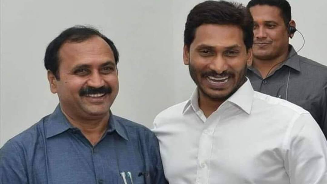Mangalagiri MLA Alla Ramakrishna Reddy returned and joined YSRCP in the presence of CM Jagan ...