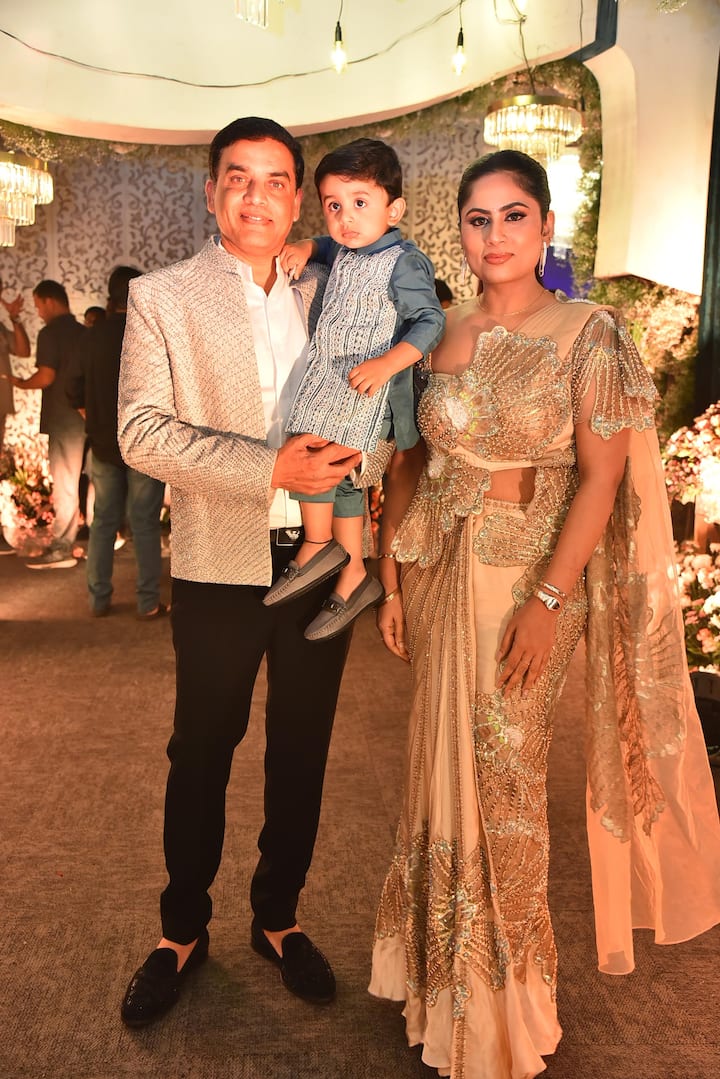 Tollywood Celebrities Attends Dil Raju Brother Shirish Son Ashish ...