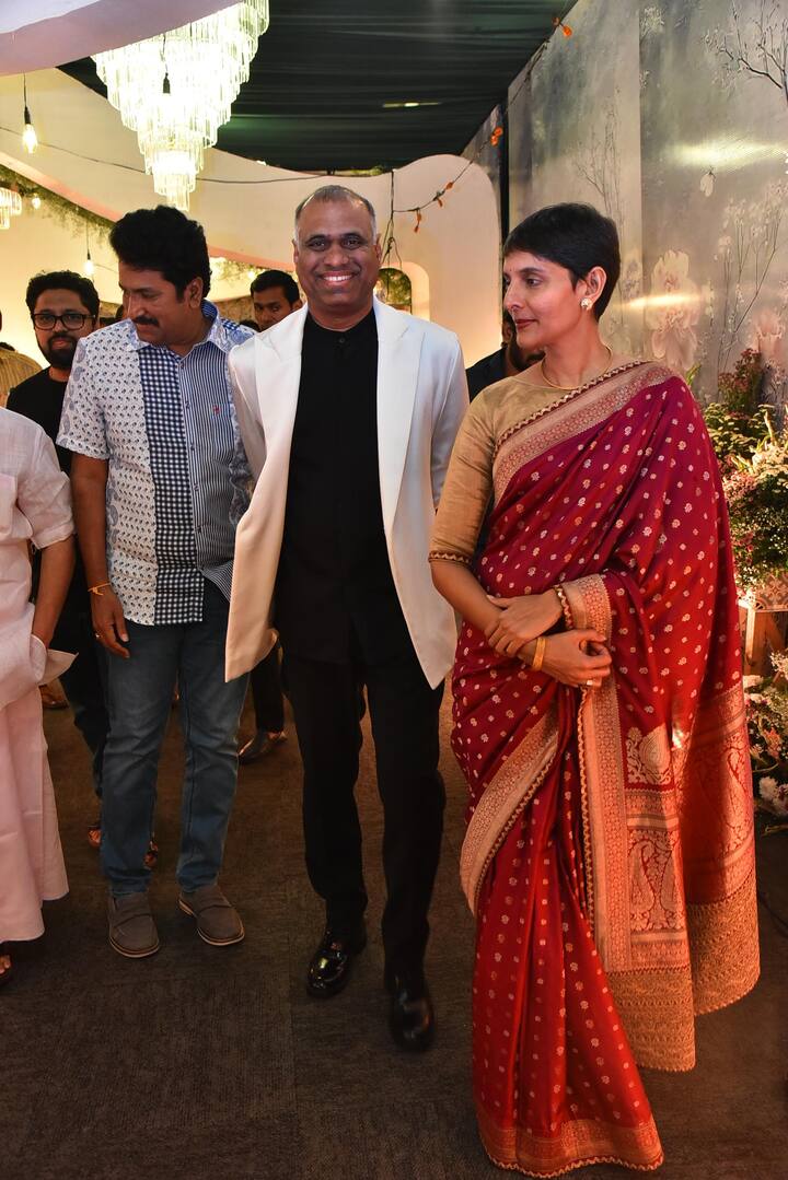 Tollywood Celebrities Attends Dil Raju Brother Shirish Son Ashish ...