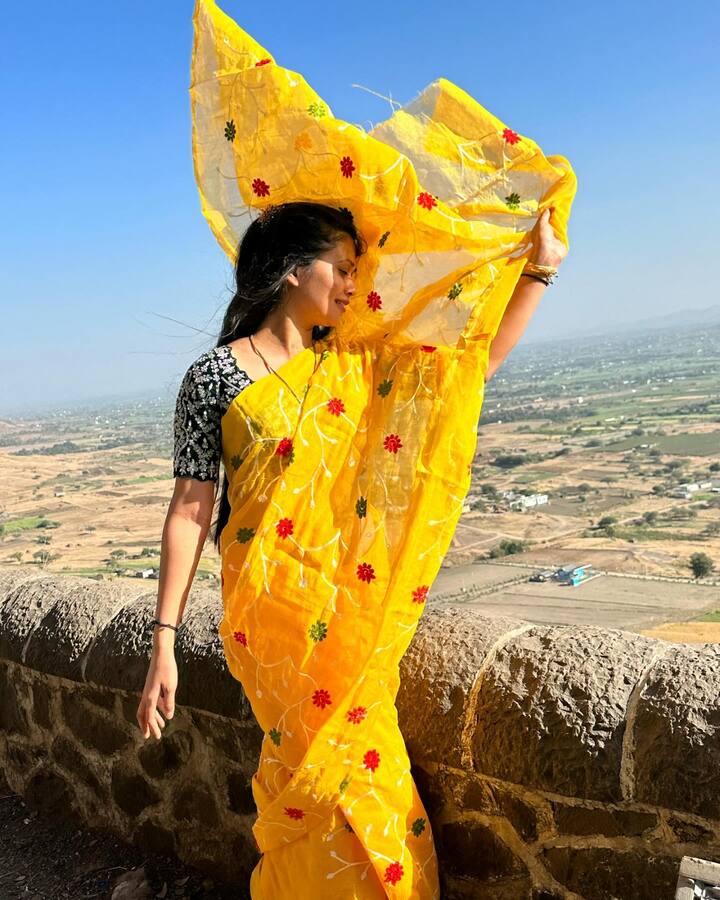 Gautami Patil new saree look entertainment bollywood marathi news ...