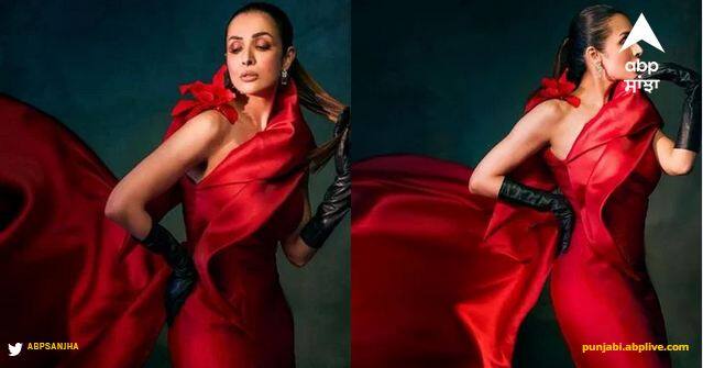 malaika arora is looking so pretty in a red outfit see photos | Malaika ...