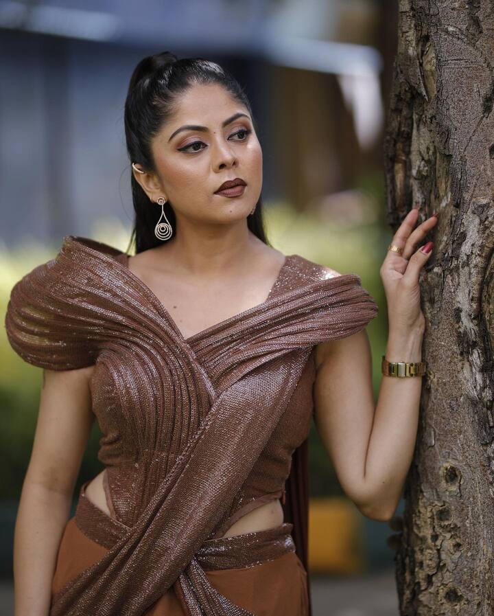 Sharmitha Gowda beautiful photos brahmamudi serial rudrani | Brahmamudi ...