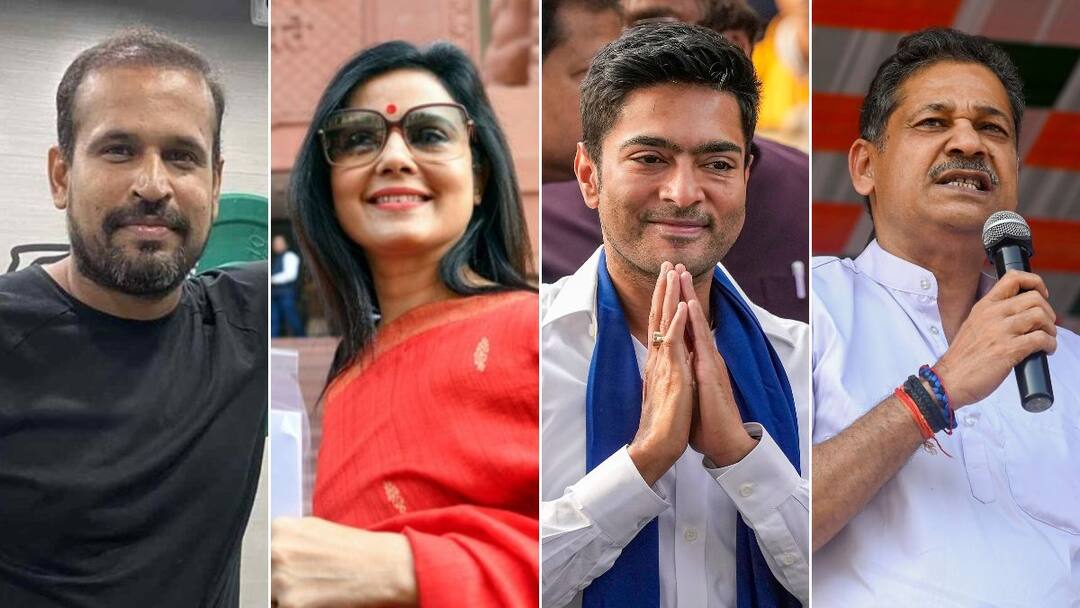 TMC Bengal Mamata Banerjee Yusuf Pathan Nusrat Jahan Abhishek Banerjee Lok Sabha Elections
