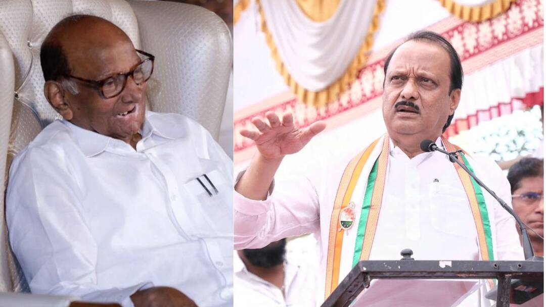 Ajit Pawar camp Nilesh Lanke meets Sharad Pawar but avoid to join Nationalist Congress Party ...