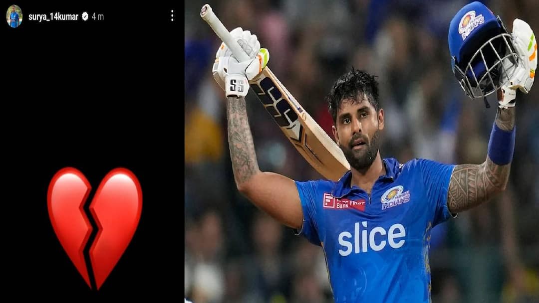 ipl 2024 suryakumar yadav instagram story heart broken message to fans of mumbai indians ...