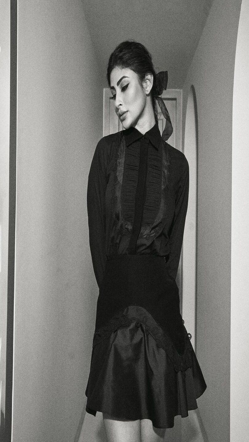 Mouni Roy Turns Up The Heat In A Black Outfit
