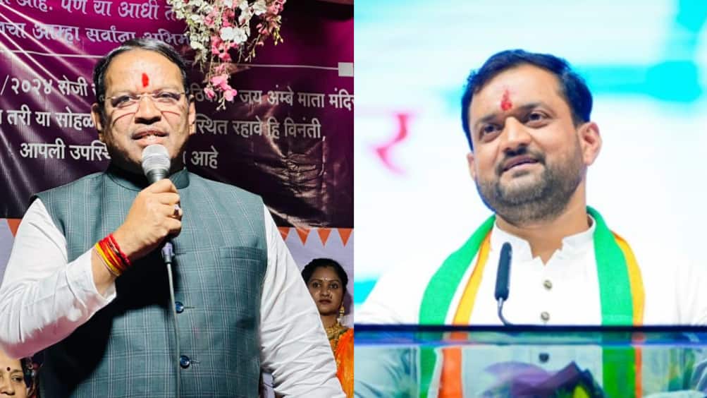 Maval Loksabha Constituency MLa Sunil shelke support Shrirang barne In ...