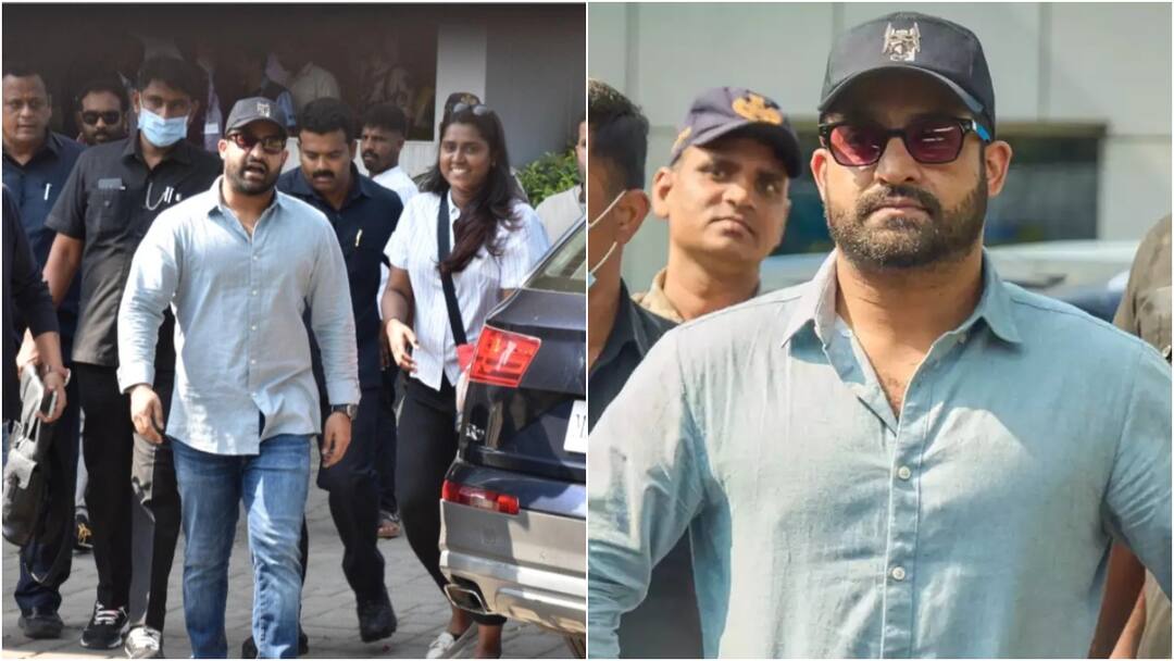 Jr NTR Arrives Mumbai for War 2 Movie shooting | Jr NTR in Mumbai: ముంబైలో ల్యాండ్‌ అయిన ...