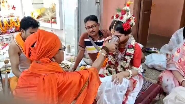 Basanti Puja 2024 Kumari Puja In Mohanananda Ashram Bankura See in pics | Basanti Puja Kumari ...
