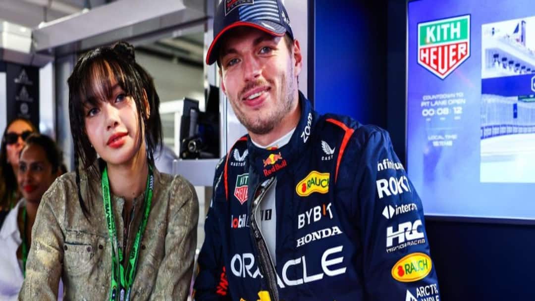 BLACKPINK's Lisa Poses With Max Verstappen At F1 Miami Grand Prix 2024