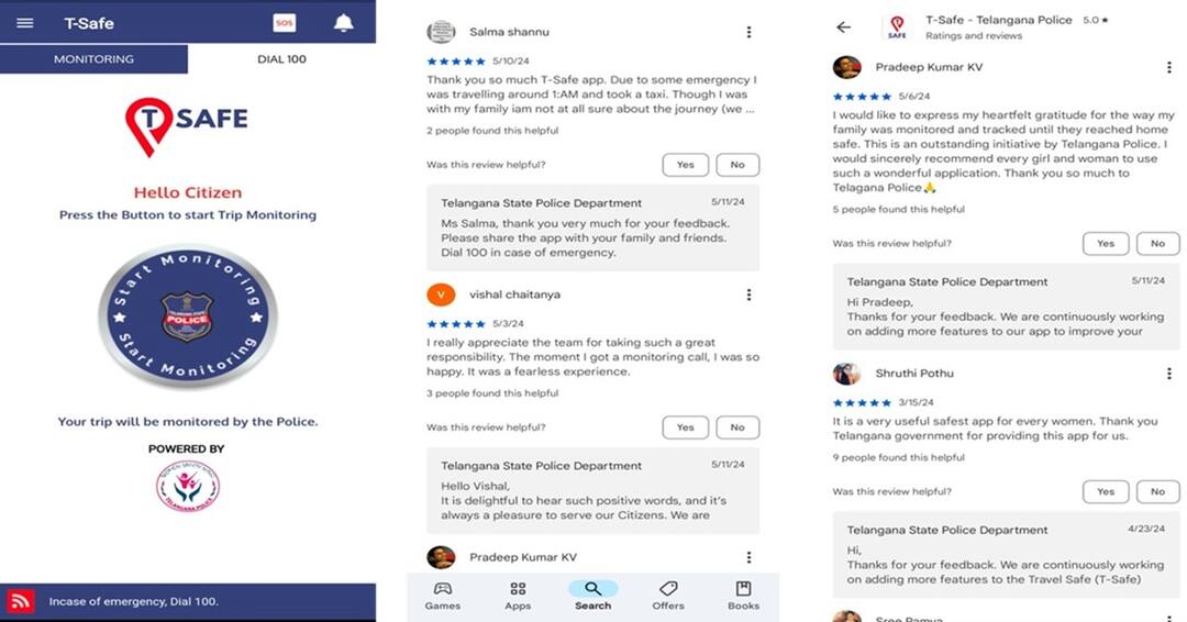 Telangana government introduces Travel Safe Service and T Safe App for ...