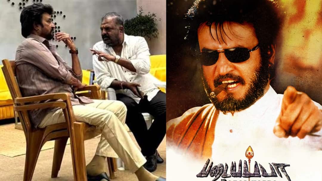 P. L. Thenappan meets vettaiyan actor rajinikanth for padayappa ...