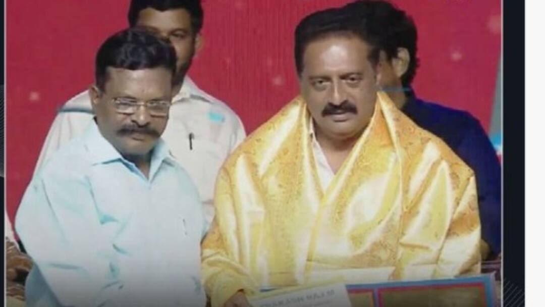 VCK Leader Thirumavalavan Give Ambedkar sudar Award Actor Prakash Raj ...