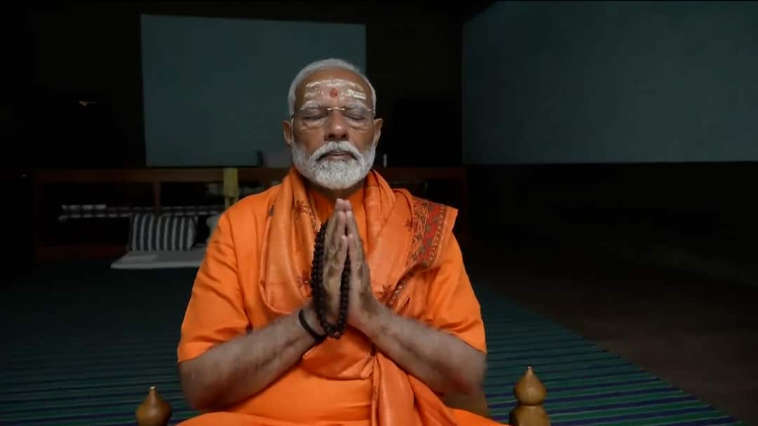 PM Modi Completes His 45-Hour Long Meditation At Kanniyakumari