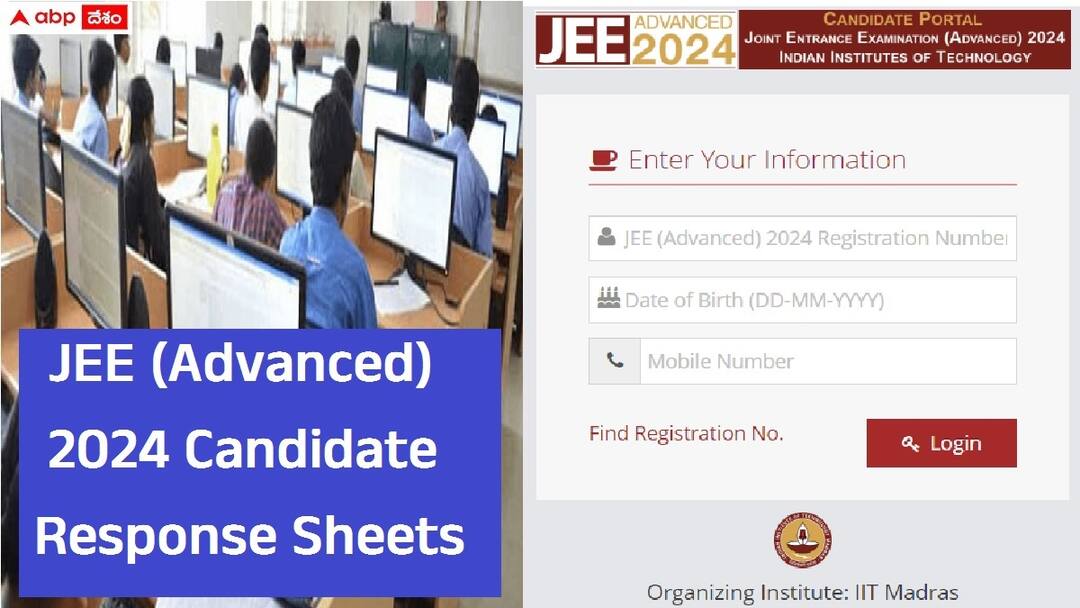 IIT Madras has released JEE JEE Advanced 2024 Response Sheets check direct link here | JEE ...