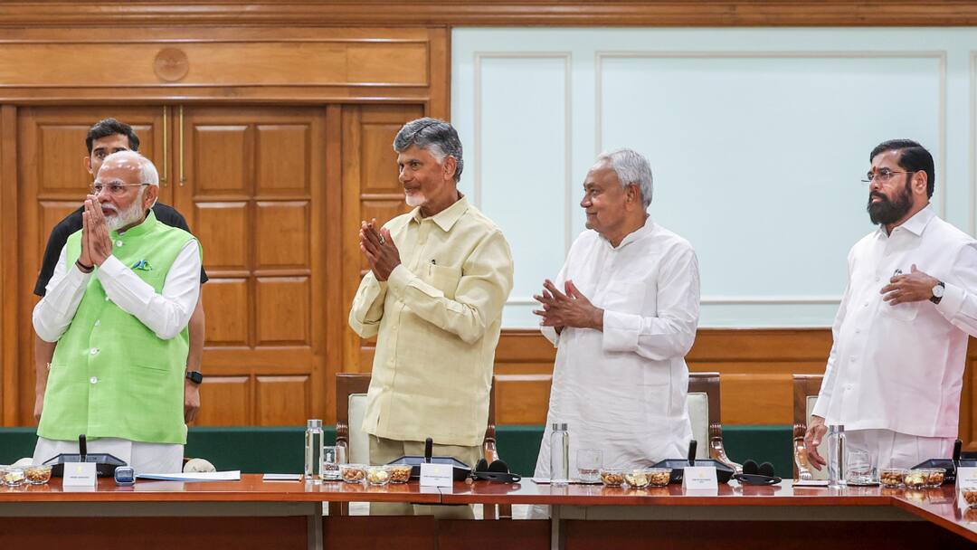 NDA Ministries BJP Defence External TDP JDU 3 Portfolios Shiv Sena LJP Narendra Modi Oath Taking ...