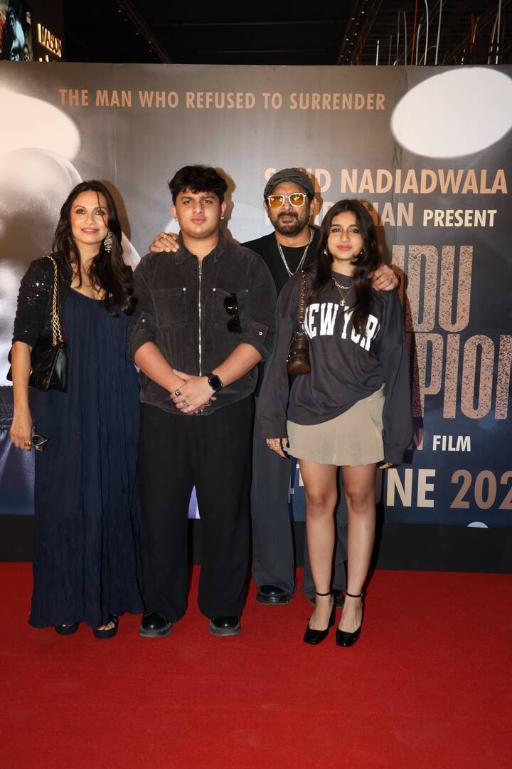 Chandu Champion Screening Kartik Aaryan Richa Chadha Tiger Shroff ...
