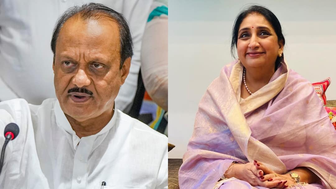 Maharashtra deputy CM Ajit Pawar wife and NCP Leader Sunetra Pawar filed nomination for Rajya ...