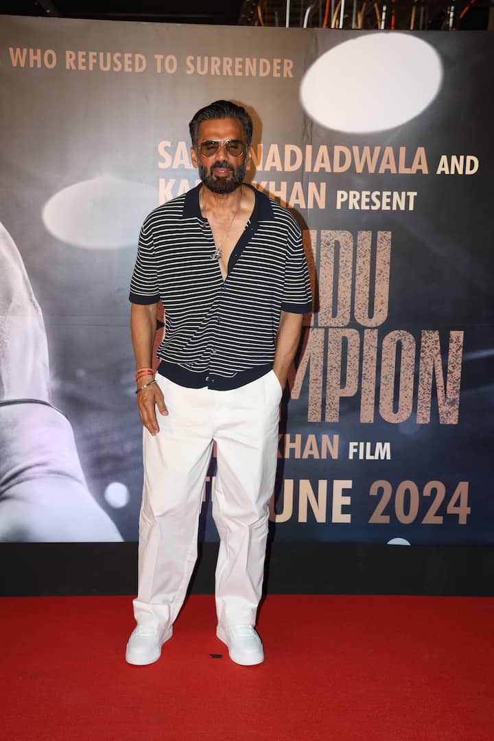 Chandu Champion Screening Kartik Aaryan Richa Chadha Tiger Shroff ...