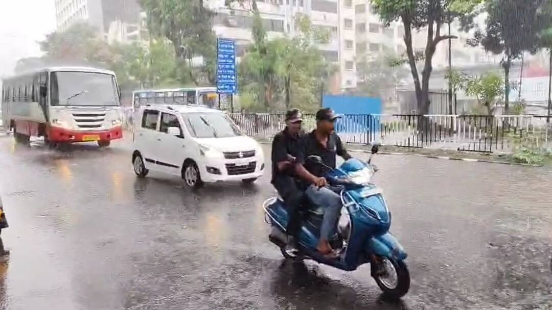 Nashik Rain Update Heavy rains in city for the second day in a row water accumulated on the ...