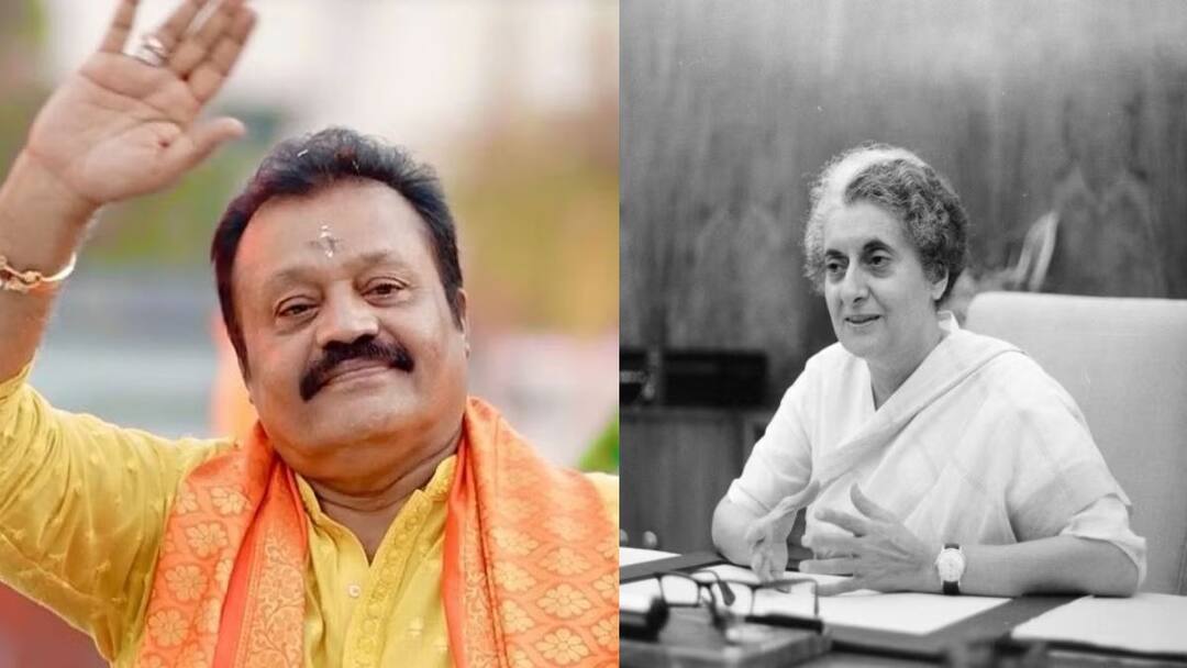 Union minister Suresh Gopi hails Indira Gandhi calls her Mother of India | Suresh Gopi: ఇందిరా ...