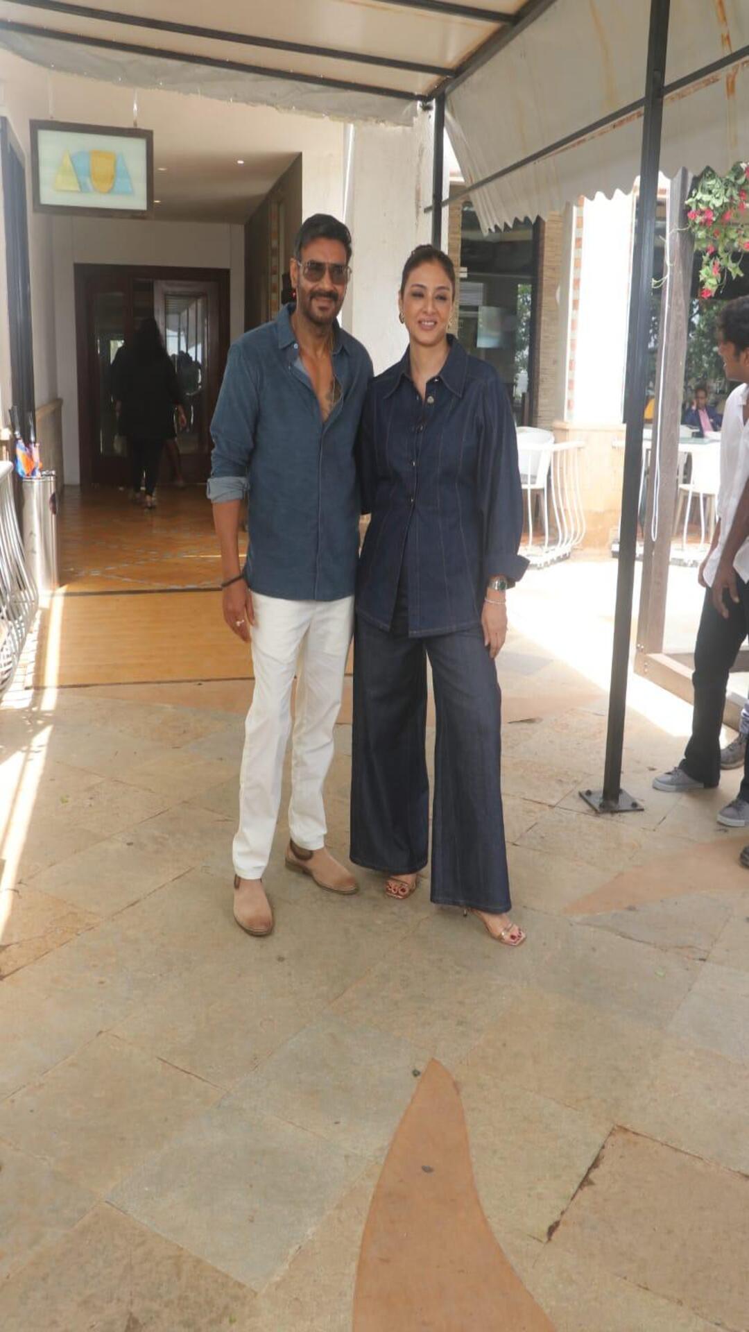 Ajay Devgn And Tabu Promote Auron Mein Kahan Dum Tha In Style Ajay Devgn And Tabu Promote Auron Mein Kahan Dum Tha In Style